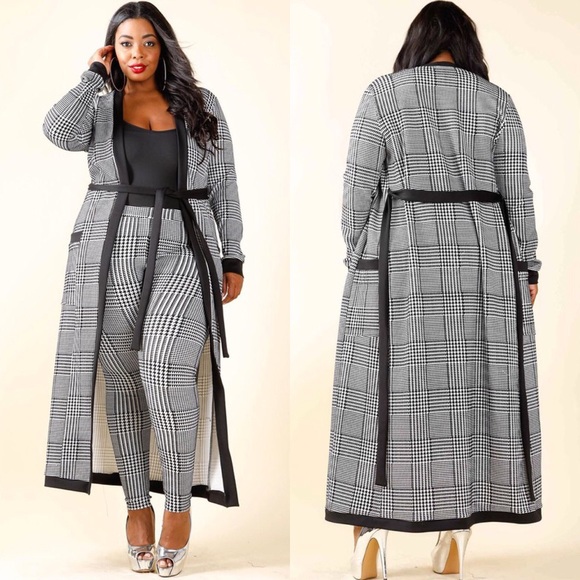 Pants & Jumpsuits | Houndstooth 2 Piece Set | Poshmark
